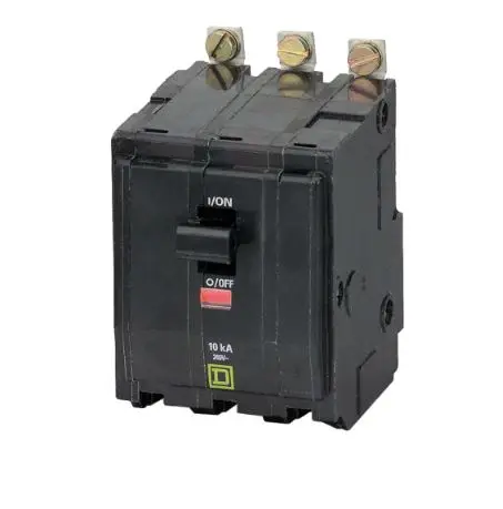 QOB3100 BREAKER SQUARE D -3P -100A QOB Series; 240 Voltage; 3 Pole; 3 ...